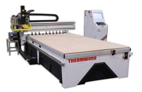 Thermwood Model 43 5' x 10' CNC router machining Brazilian IPE with ease!