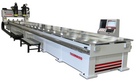 Thermwood Model 63 5'x45' CNC Router Machining Aluminum